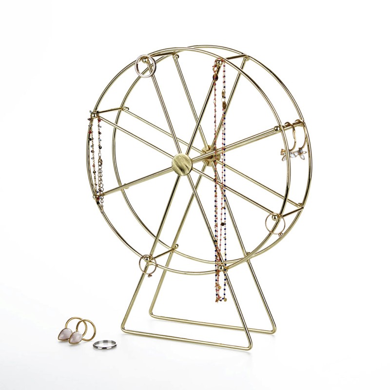 Support à Bijoux Golden Wheel Doré - Porte Bijou Femme
